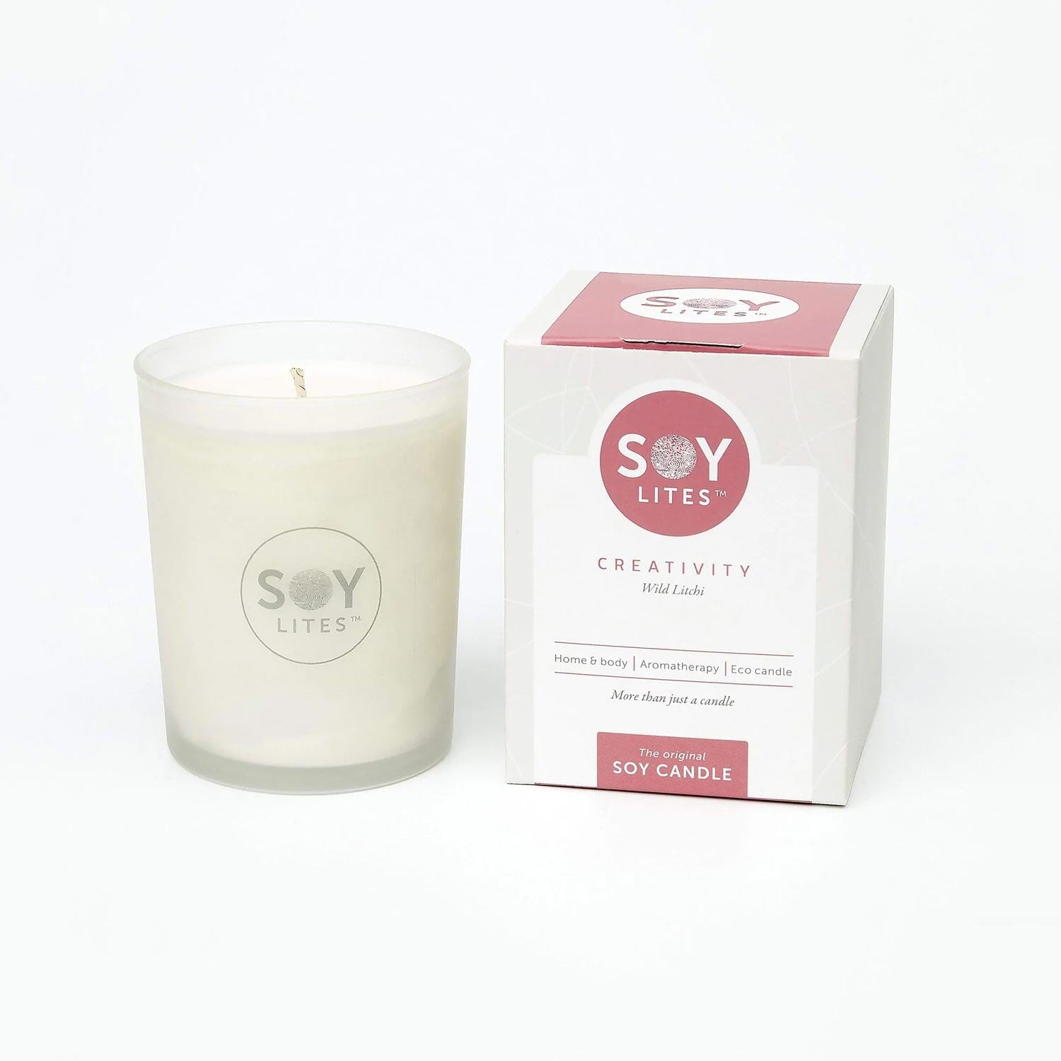 SoyLites 'Creativity' Soy Candle with Litchi | Made by Artisans
